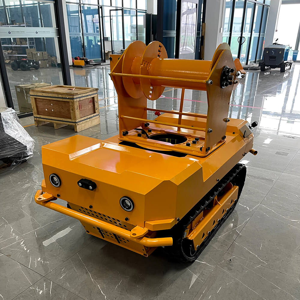Remote Control Crawler Wire Payoff Stand Take-up Pay-off Vehicle